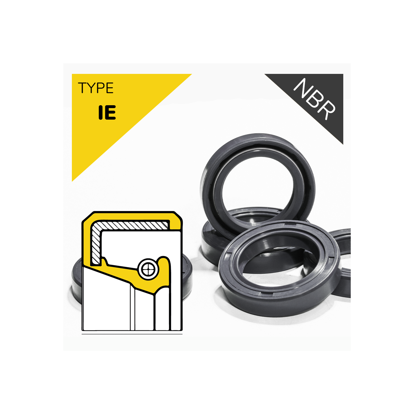 Oil Seal - 722727 22 x 35 x 7 NBR IE