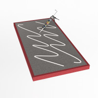 Acoustic Panel for Ceiling and Wall Rectangle, Rectangular