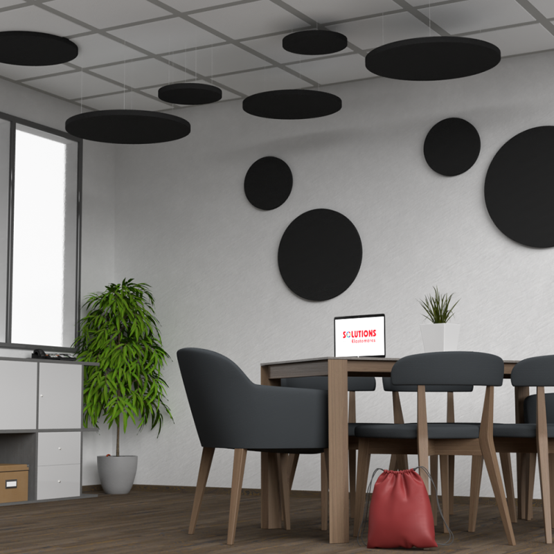 Acoustic Panel for Ceiling and Round Wall