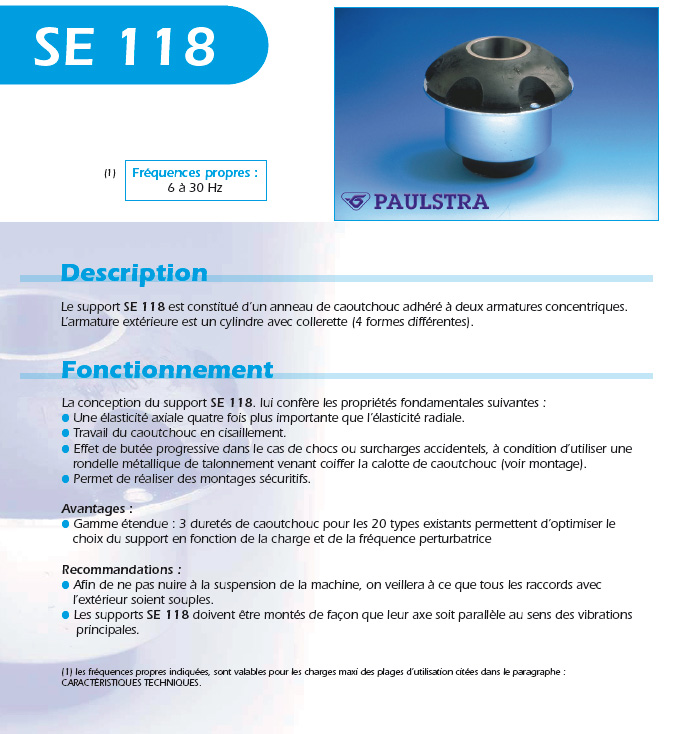 S.C. support Paulstra